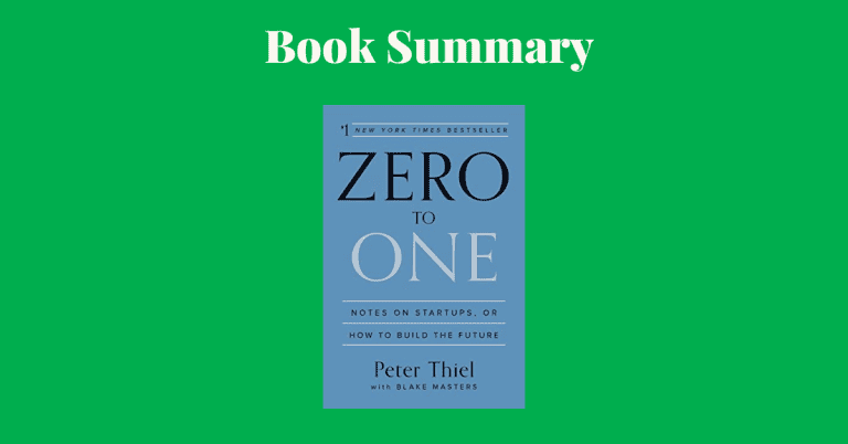 Zero To One Book Summary, Review, Notes – GrowthHabit