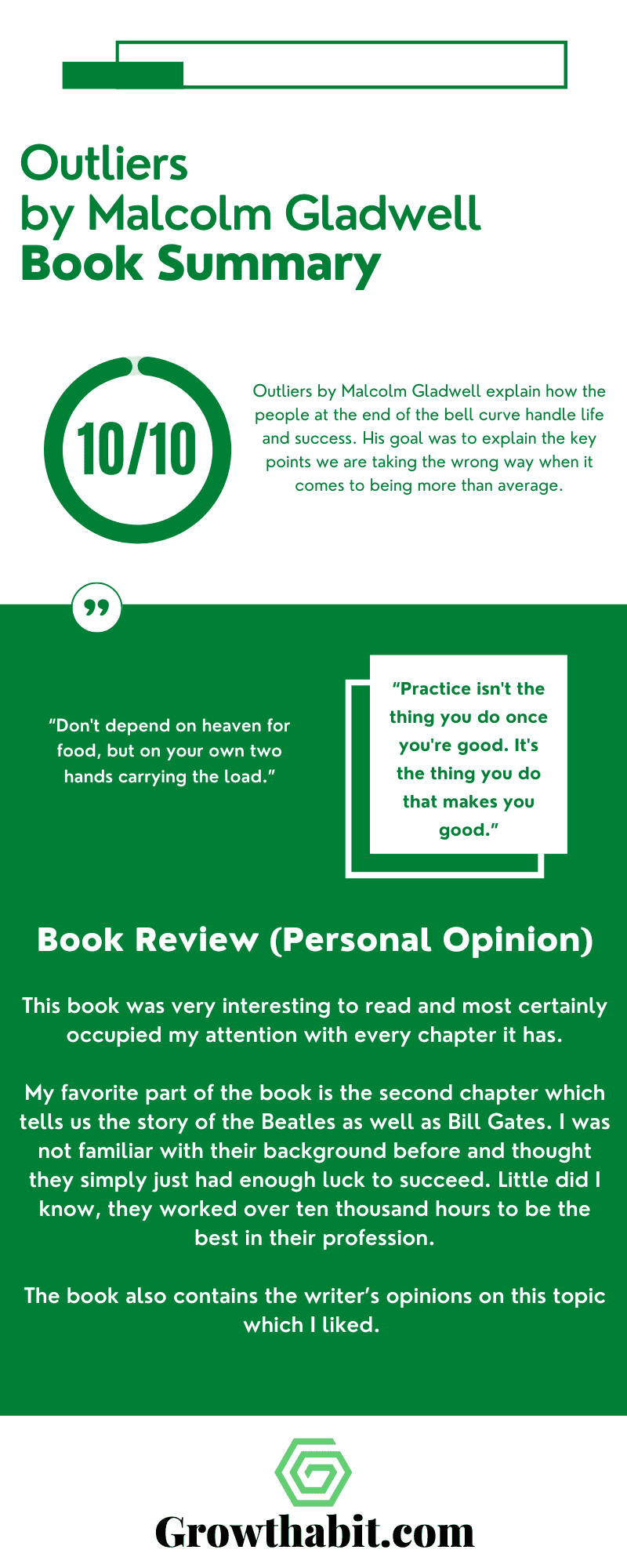 Outliers, The Story of Success Book Summary, Review, Notes – GrowthHabit